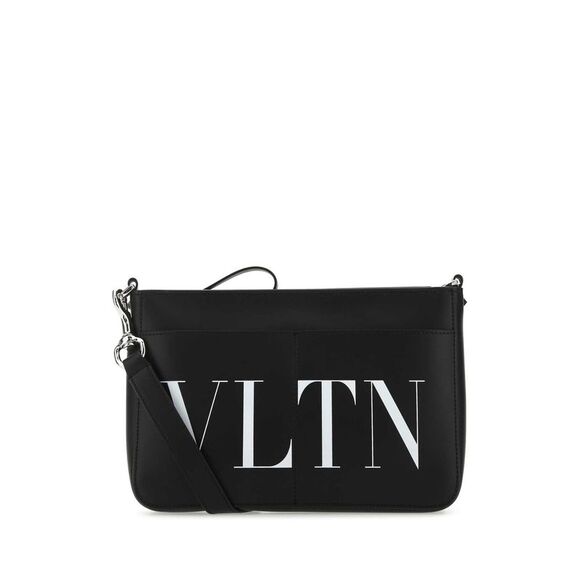 Valentino Garavani | Bags | Valentino Garavani Black Leather Vltn ...
